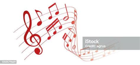 벡터 디자인 요소 악보 붉은 색의 음악 노트 멜로디 음표에 대한 스톡 벡터 아트 및 기타 이미지 음표 0명 나이트클럽