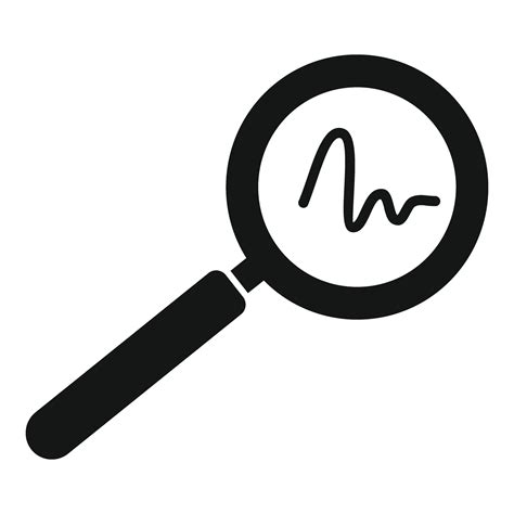 Search Handwriting Signature Icon Simple Vector Detect Privacy