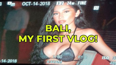 Bali MY FIRST VLOG YouTube