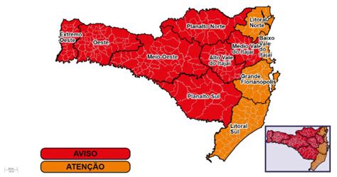 Aviso Especial Defesa Civil Santa Catarina 2710 Condições Geológicas