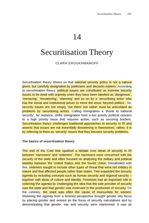 Securitization Theory 40 Securitisation Theory 104 14 Securitisation