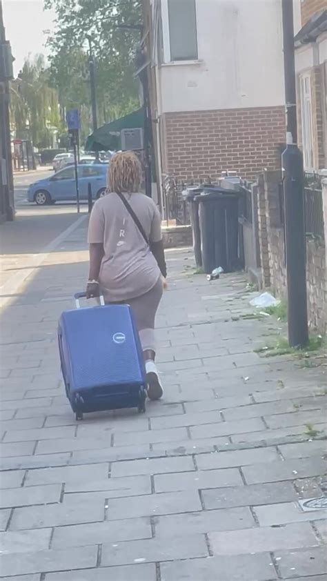 Juicy African Booty Walking