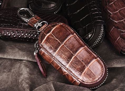 The Best Luxury Car Key Holder Brucegaos Crocodile Leather Car Key