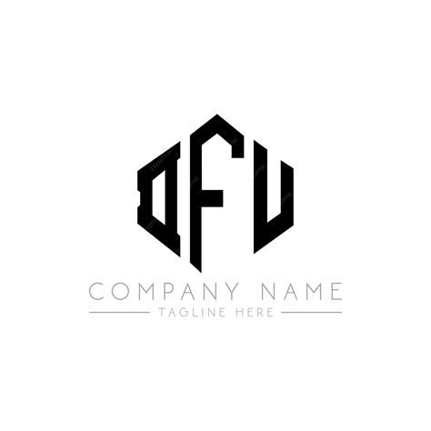 Premium Vector Dfu Letter Logo Design With Polygon Shape Dfu Polygon