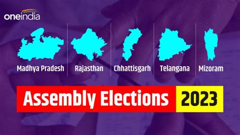 Assembly Elections 2023 Five States To Go To Polls Between November 7