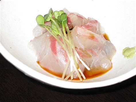 鯛の刺身をポン酢で By ジミヘンさん レシピブログ 料理ブログのレシピ満載！