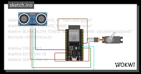 exp 6 servo motor wokwi esp32 stm32 arduino simulator