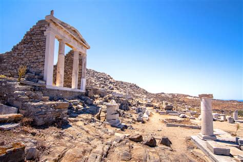 Visite Guidée Du Site Archéologique De Lîle De Délos Bateau A R