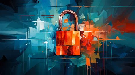 Premium Ai Image Fortifying The Network Abstract Representation Of Security Measures In The