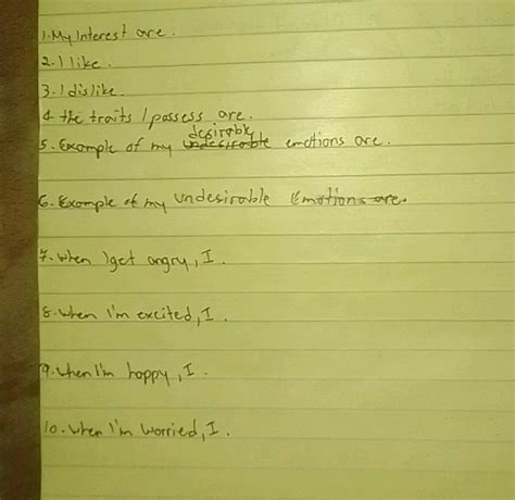My Interest Are Like Dislike The Studyx