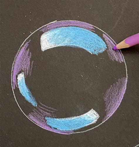 How To Draw Realistic Bubbles With Color Pencils The Cozy Art Teacher Blog