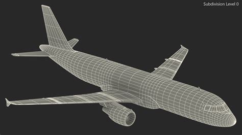 Airbus A320 Scale Model 3d Model 79 3ds Blend C4d Fbx Max Ma