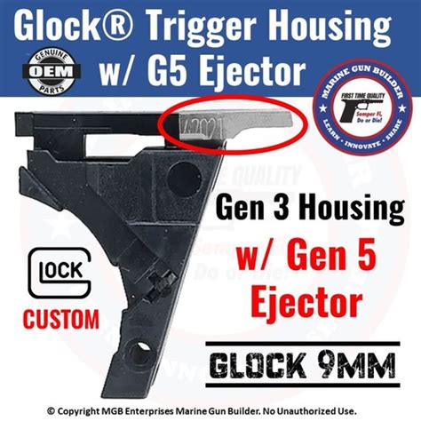 Glock Oem Gen 3 Trigger Housing Upgrade With Gen 5 Ejector For 9mm