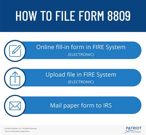 Form 8809 Fillable Form Printable Forms Free Online