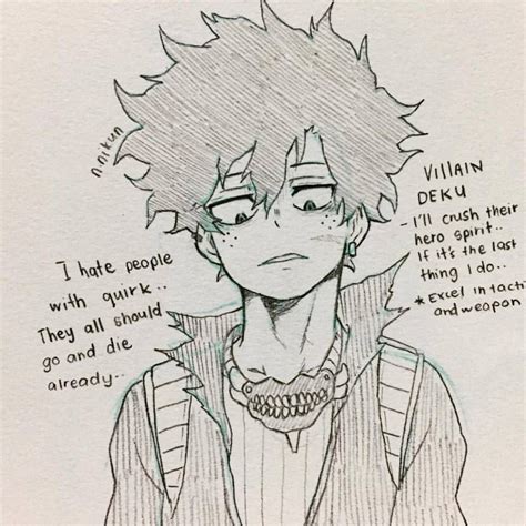 Deku My Hero Academia Characters Drawing Easy