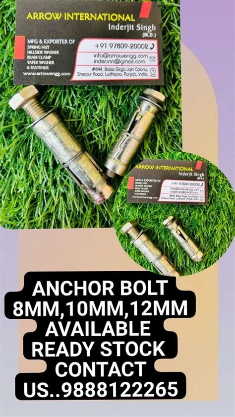 8mm Rawl Anchor Bolt At ₹ 7 9 Piece Anchor Bolts In Ludhiana Id 2852111450912