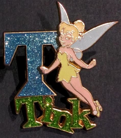 10854 Tinker Bell Glitter Monogram T Tinker Bell