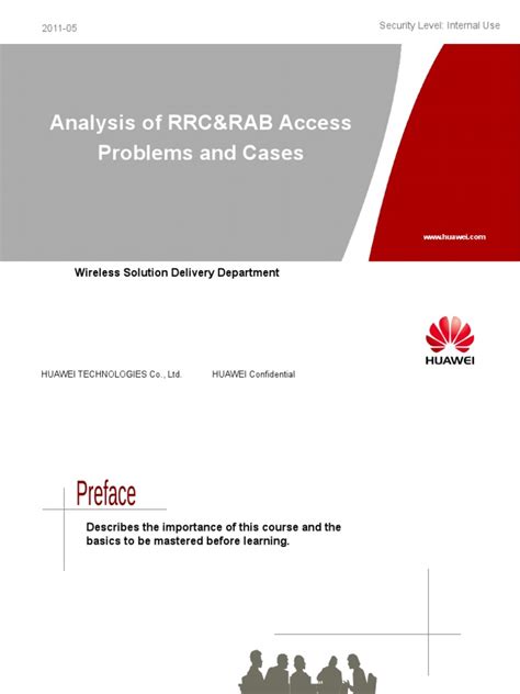 Gsmandumts Training Course 10 Analysis Of Rrcandrab Access Problems And Cases 20111130 A V1 0 Pdf