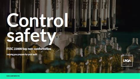 Fssc 22000 Top Non Conformities I Lrqa Us