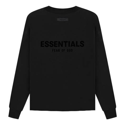 Fear Of God Essentials Ss22 Relaxed Crewneck Stretch Limo Fog Ss22 988