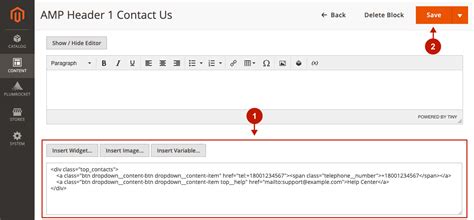How To Customize Magento 2 Amp Header Plumrocket Documentation