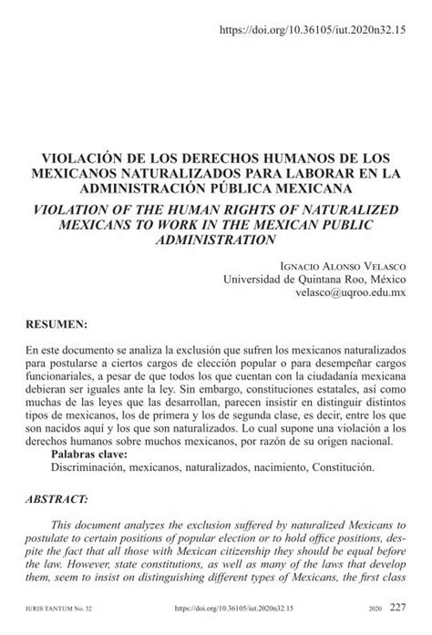 Pdf ViolaciÓn De Los Derechos Humanos De Los Mexicanos Dokumentips