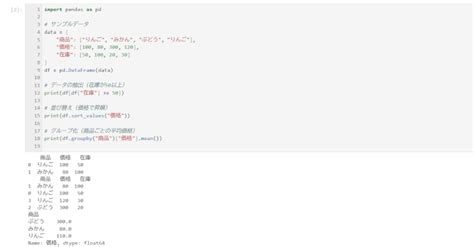 【2025】python Pandas入門！基本の使い方・インストール方法・実装例まで解説 Dxai研究所