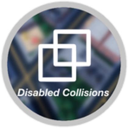 Disable Collisions Pass Roblox