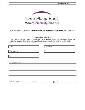 DBS Update Service Applicant Guide Doc Template PdfFiller