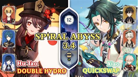 C0 Hu Tao And C0 Xiao Spiral Abyss Floor 12 9 Star Genshin 34 Youtube