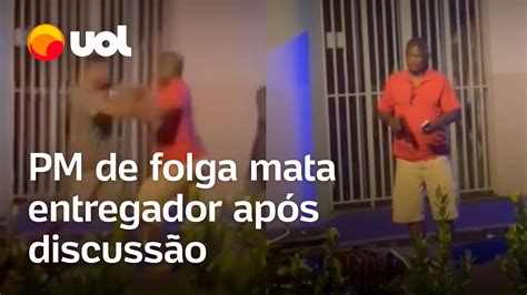 Policial Militar de folga mata entregador tiro na cabeça após