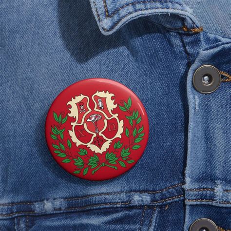 Chi Omega Custom Pin Buttons Etsy
