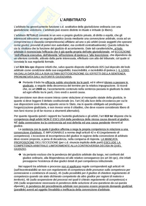 Procedura Civile Ii Arbitrato