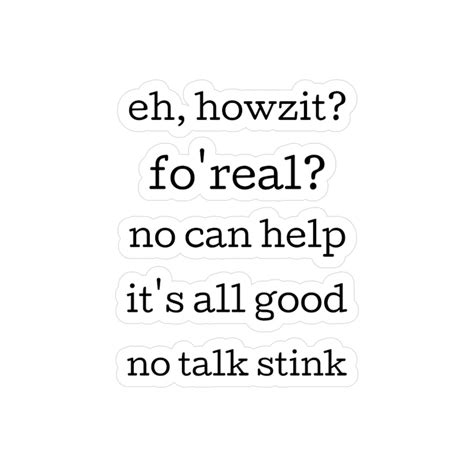 Howzit Hawaii Stickers Pidgin Funny Stickers T For Friend Stickers