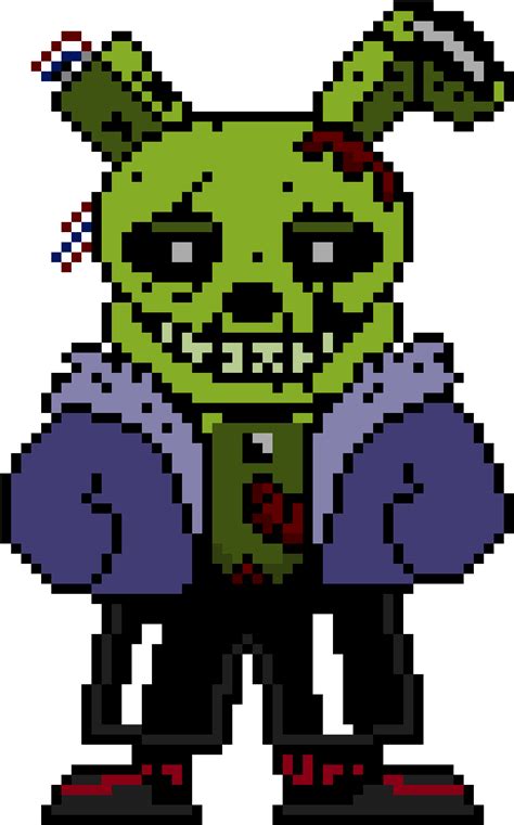 Download Pixelated Springtrap Artwork