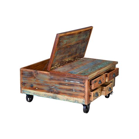 Table Basse Roulette