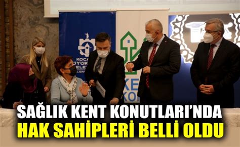 Sağlık Kent Konutlarında hak sahipleri belli oldu Kocaeli Öncü