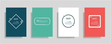 Quotes Frame Blank Templates Set Text In Brackets Citation Empty Speech Bubbles Text Bos