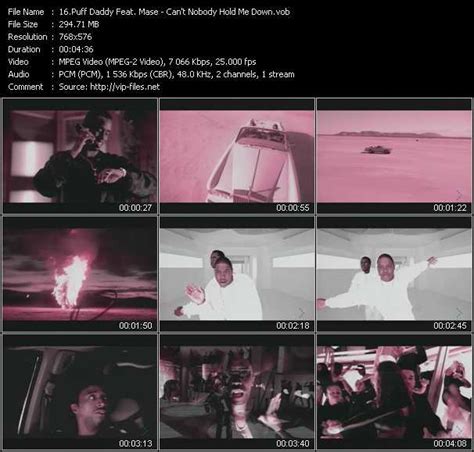 Puff Daddy P Diddy Feat Mase Cant Nobody Hold Me Down Download
