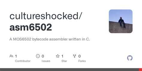 Github Cultureshockedasm6502 A Mos6502 Bytecode Assembler Written In C