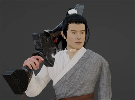 Blender模型 Blender布的