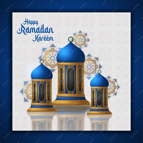 Premium Psd Ramdan Kareem Greeting Card Social Media Post