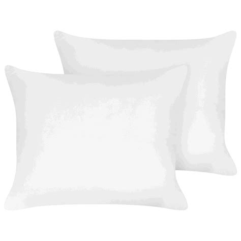 Triglav Hoofdkussen Set Van 2 Wit 50 X 60 Cm Hoog Polyester