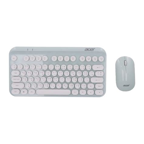Acer Keyboard Mouse Wireless Combo Set Blue Shopee Thailand