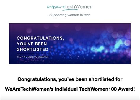 Laura Hyatt On Linkedin Techwomen100 Womenintech Aws 26 Comments