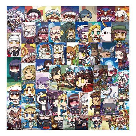 50pcs Fate Chibi Stickers Au Sticker World
