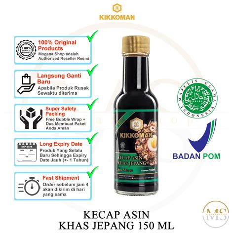 Kikkoman Soy Sauce 5ml Kecap Asin Khas Jepang Kecap Sushi Sauce