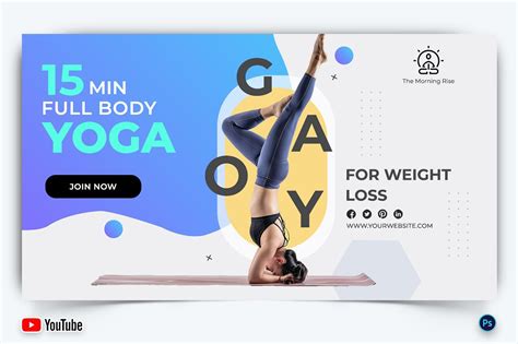 Yoga And Meditation YouTube Thumbnail Graphic By 3djagan Creative Fabrica