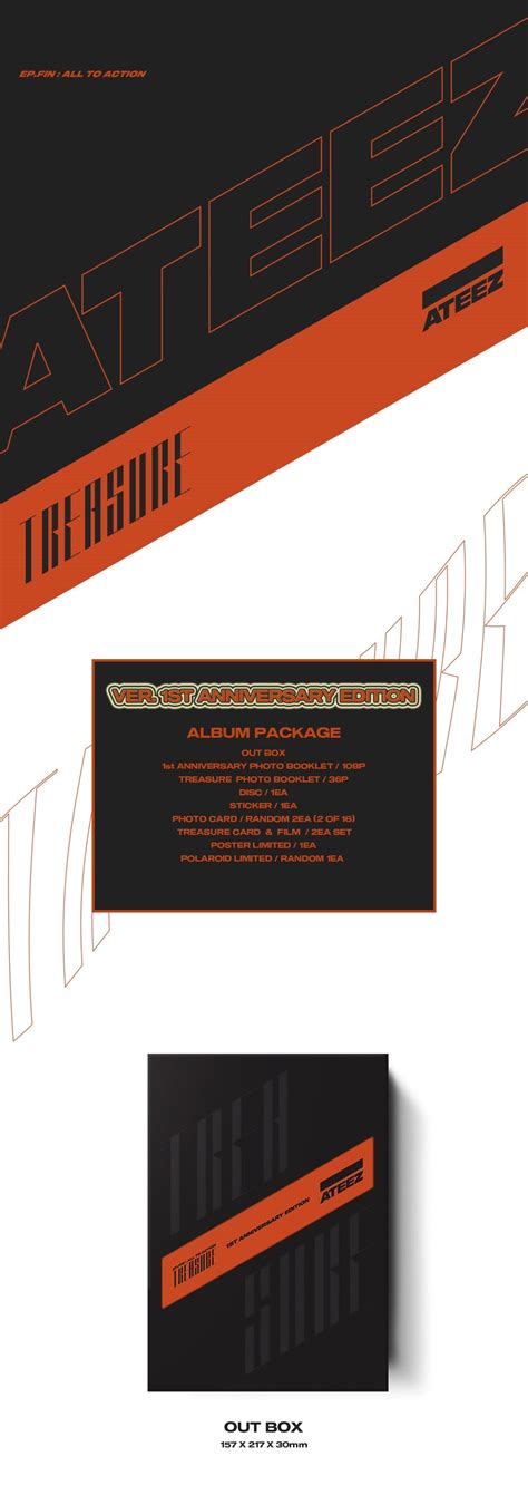 Ateez Treasure Ep Fin All To Action 1st Anniversary Edition Krmerch