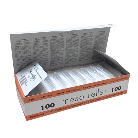 Aiguille Mesorelle Mésothérapie Boîte De 100